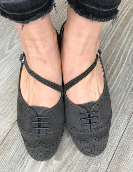 Swing Shoe - Charcoal – Shoes BY Stephane